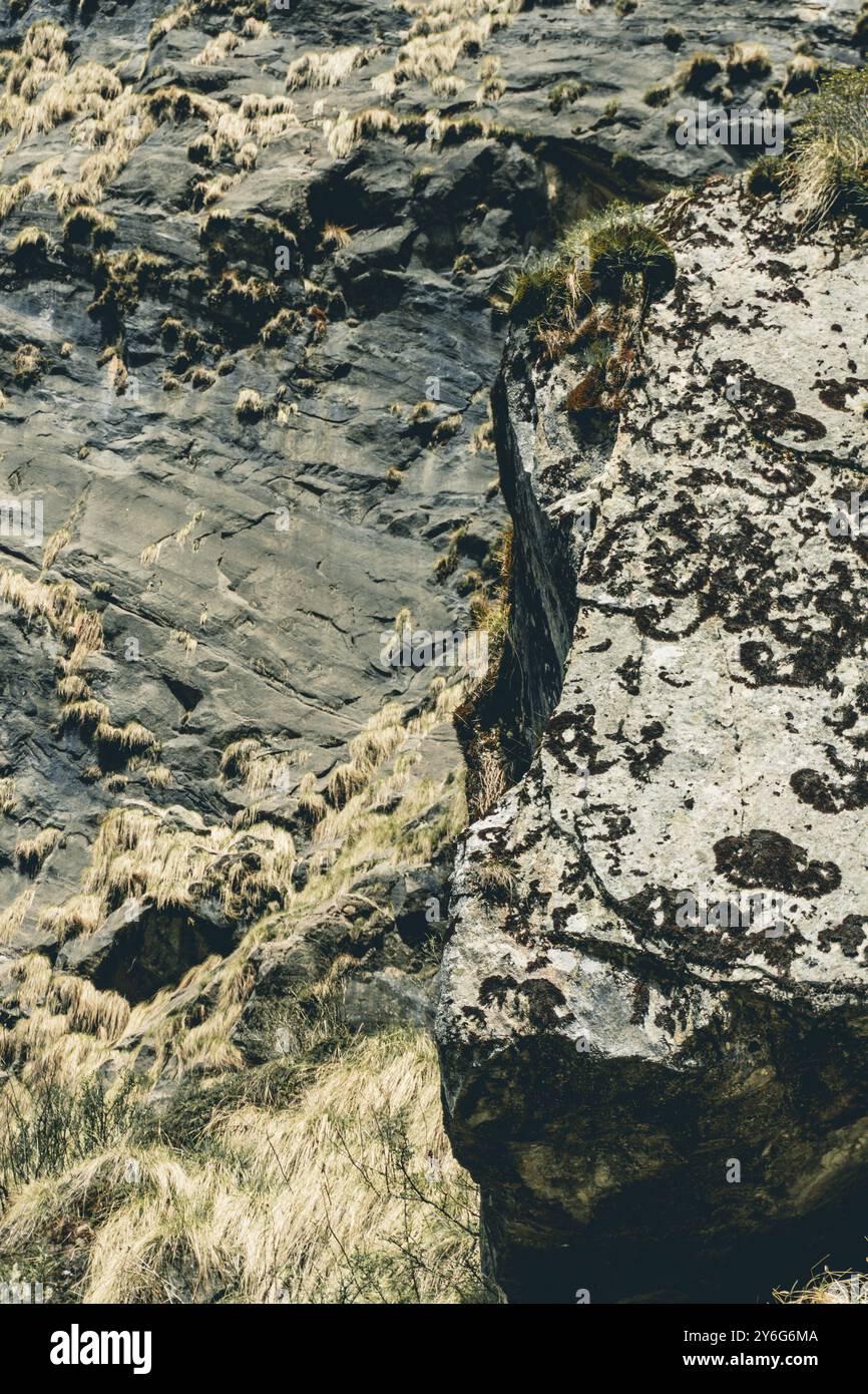 Mountain landscape big stone hi-res stock photography and images - Alamy