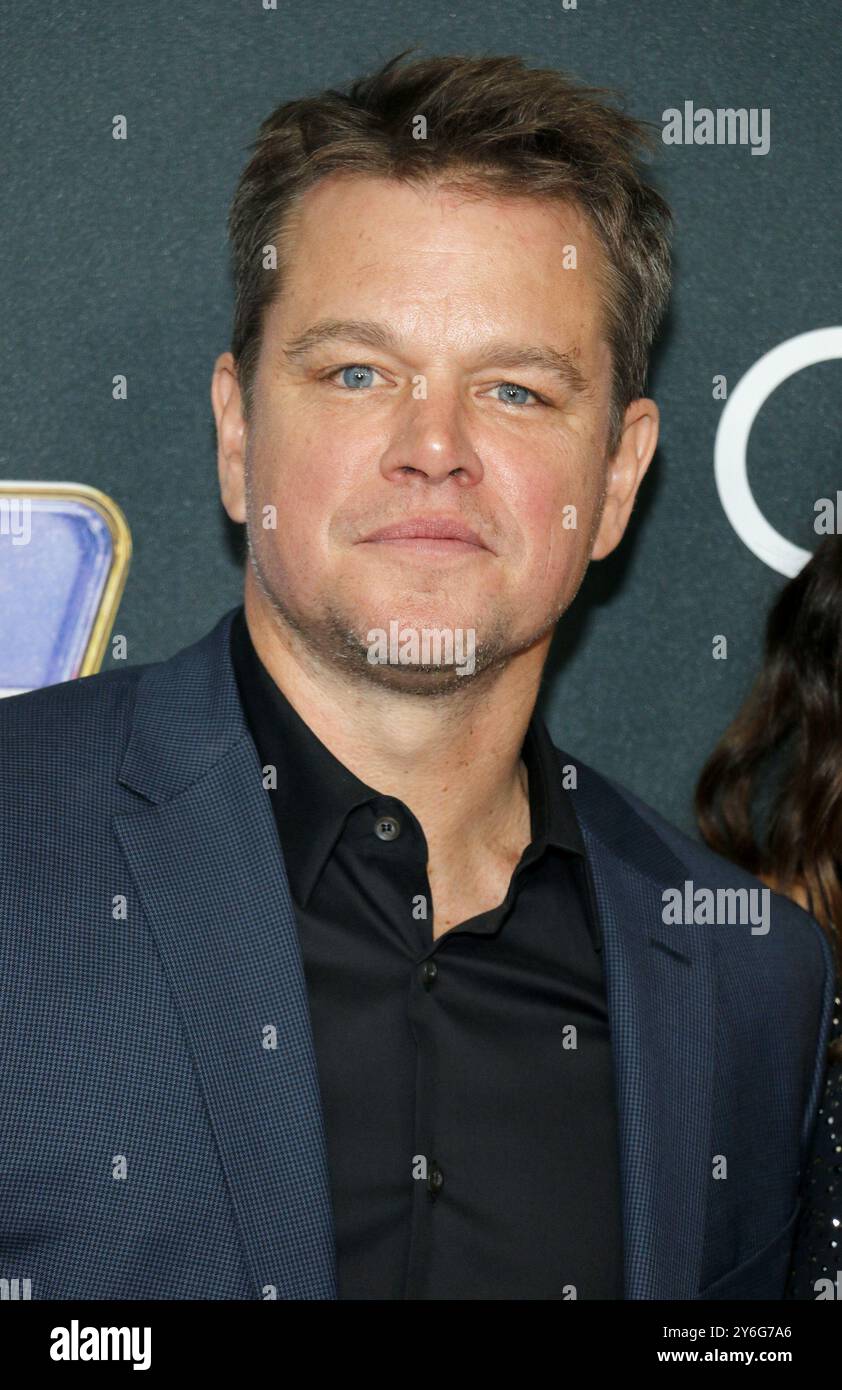 Matt Damon at the World premiere of 'Avengers: Endgame' held at the LA ...
