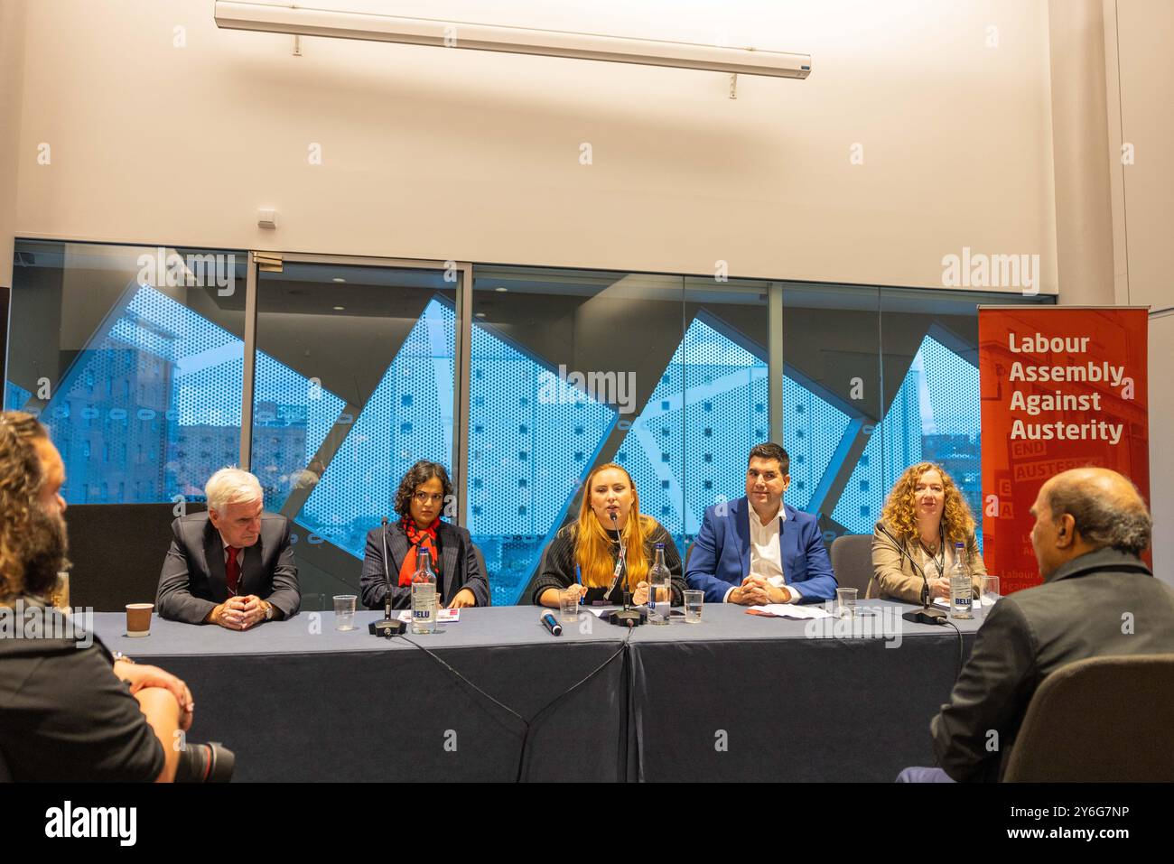 Liverpool, UK. 24 SEP, 2024. Jess Barnard at the Socialist Solutions to ...
