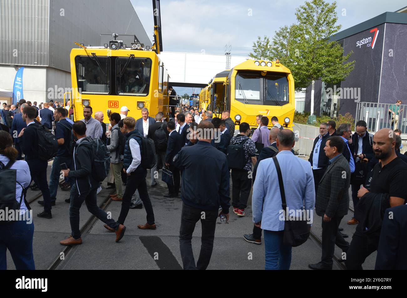 Berlin, Germany - September 25, 2024 - Annual InnoTrans train fair ...