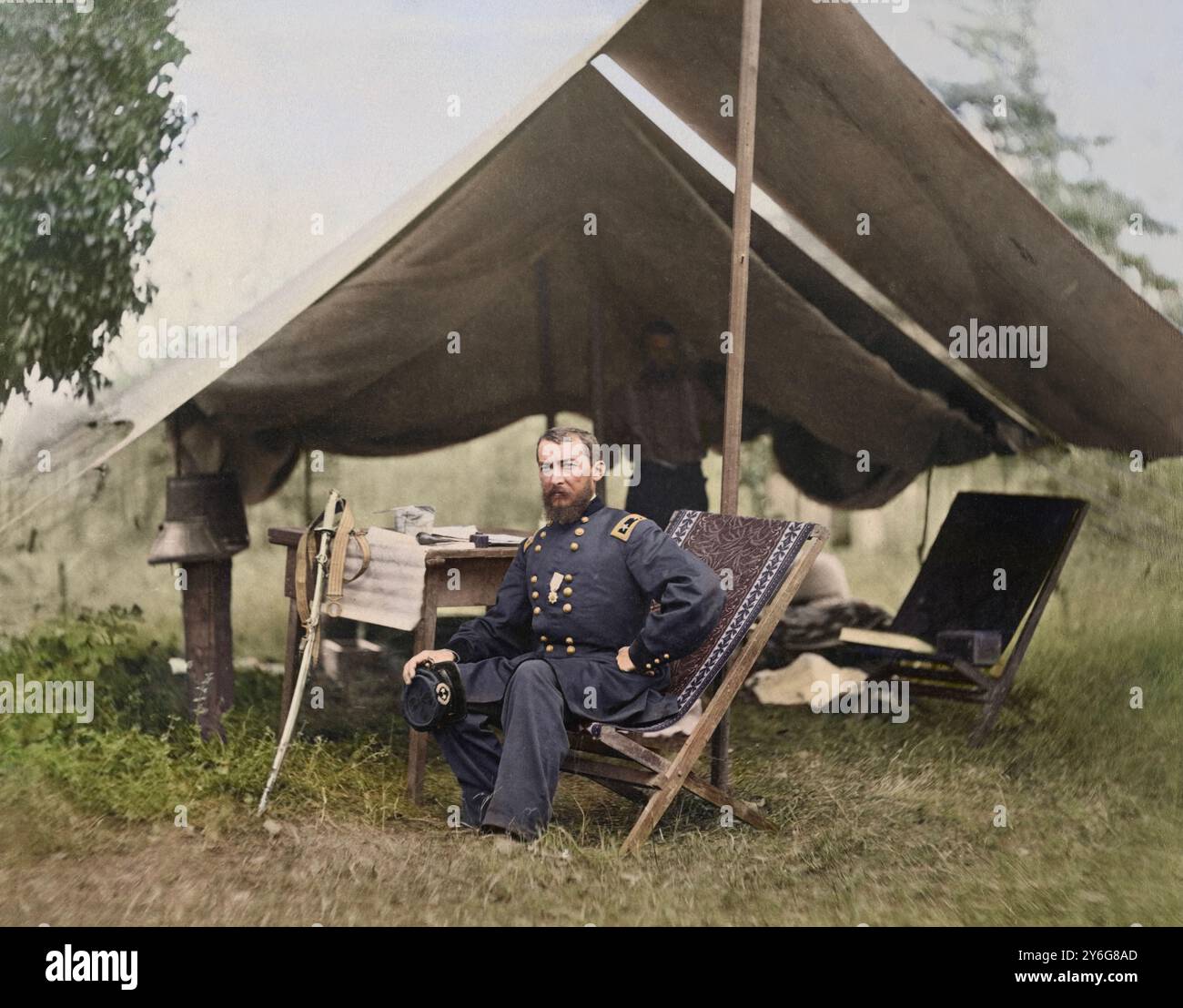 Union Army Cavalry General Philip Sheridan. Created between 1861 and ...