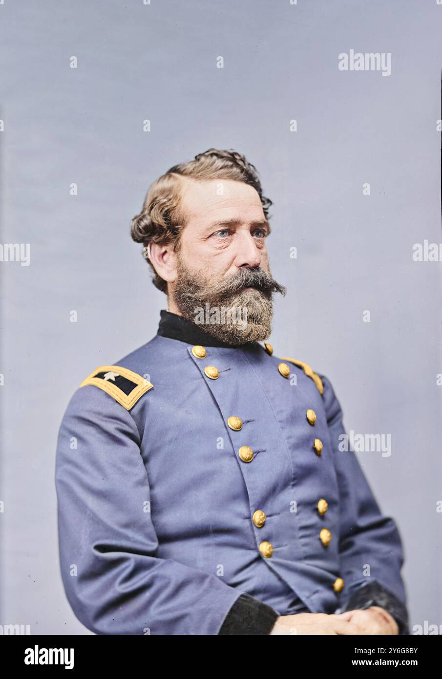 John Milton Brannan by the Mathew Brady Studio. Glass plate collodion ...