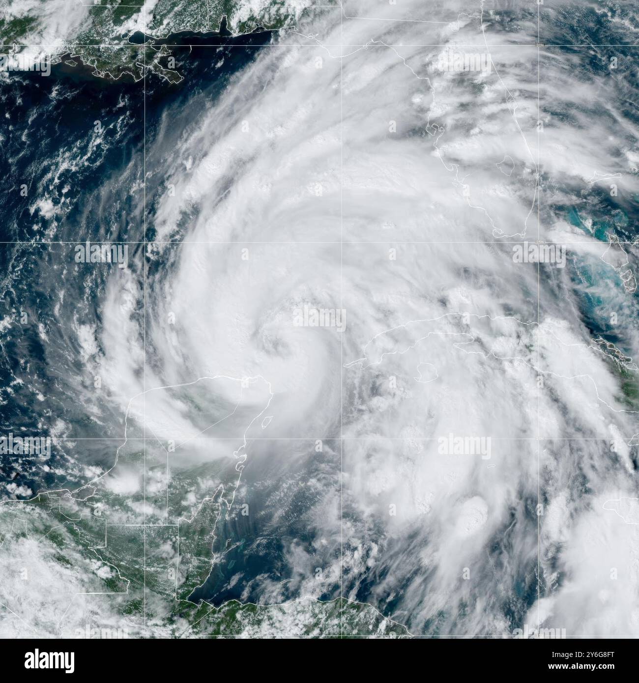 Hurricane helene satellite image hi-res stock photography and images ...