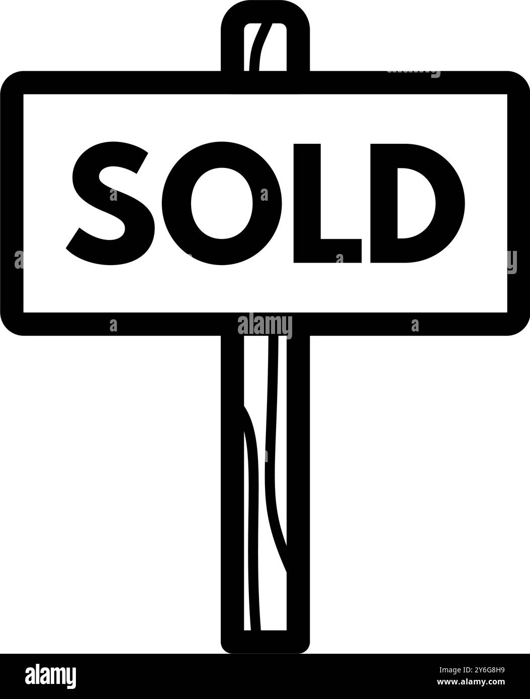 Plaque sold - vector icon Stock Vector Image & Art - Alamy