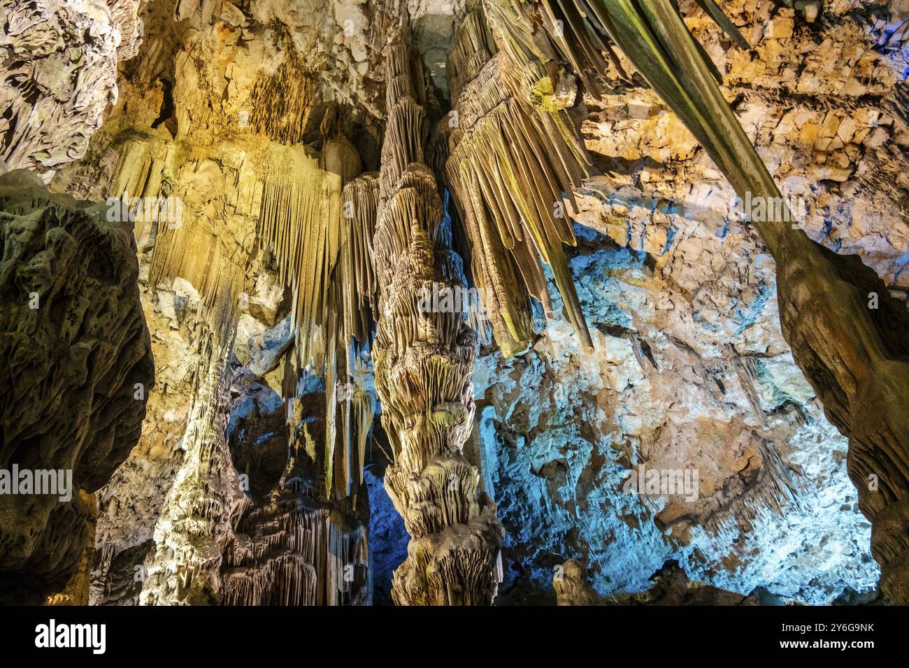 St. Michael's Cave of Gibraltar Stock Photo - Alamy
