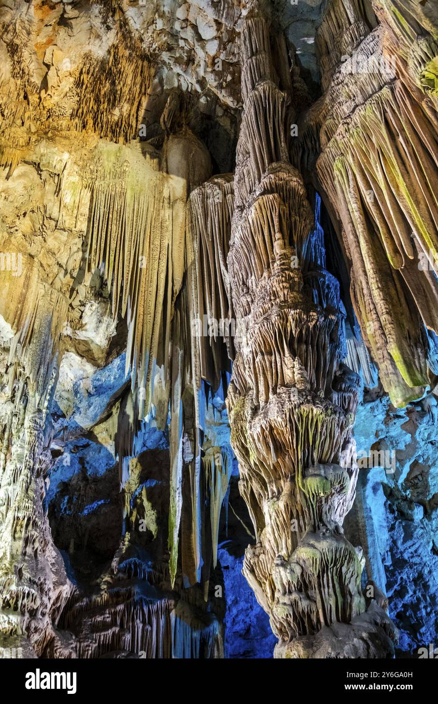 St. Michael's Cave of Gibraltar Stock Photo - Alamy