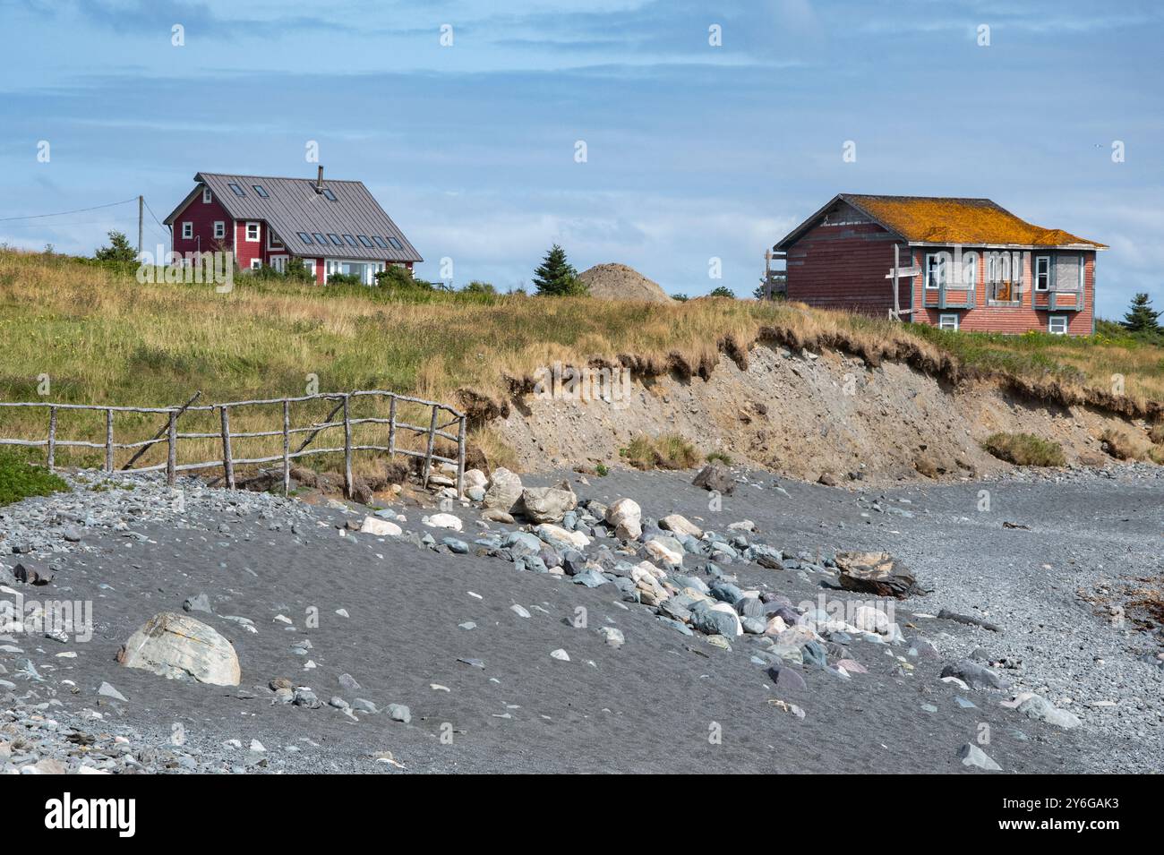 Abandoned dilapidated wooden red fixer upper by the beach in Witless ...