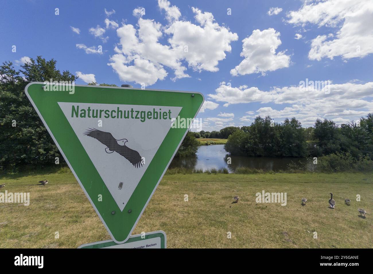 Sign, nature reserve, notice Stock Photo - Alamy