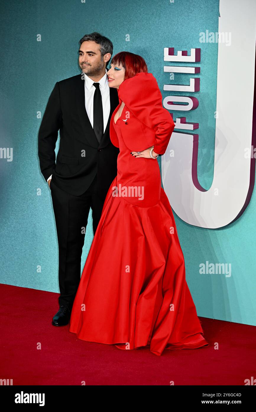 London, UK. Lady Gaga, fiancee Michael Polanski, Joker : Folie A Deux ...
