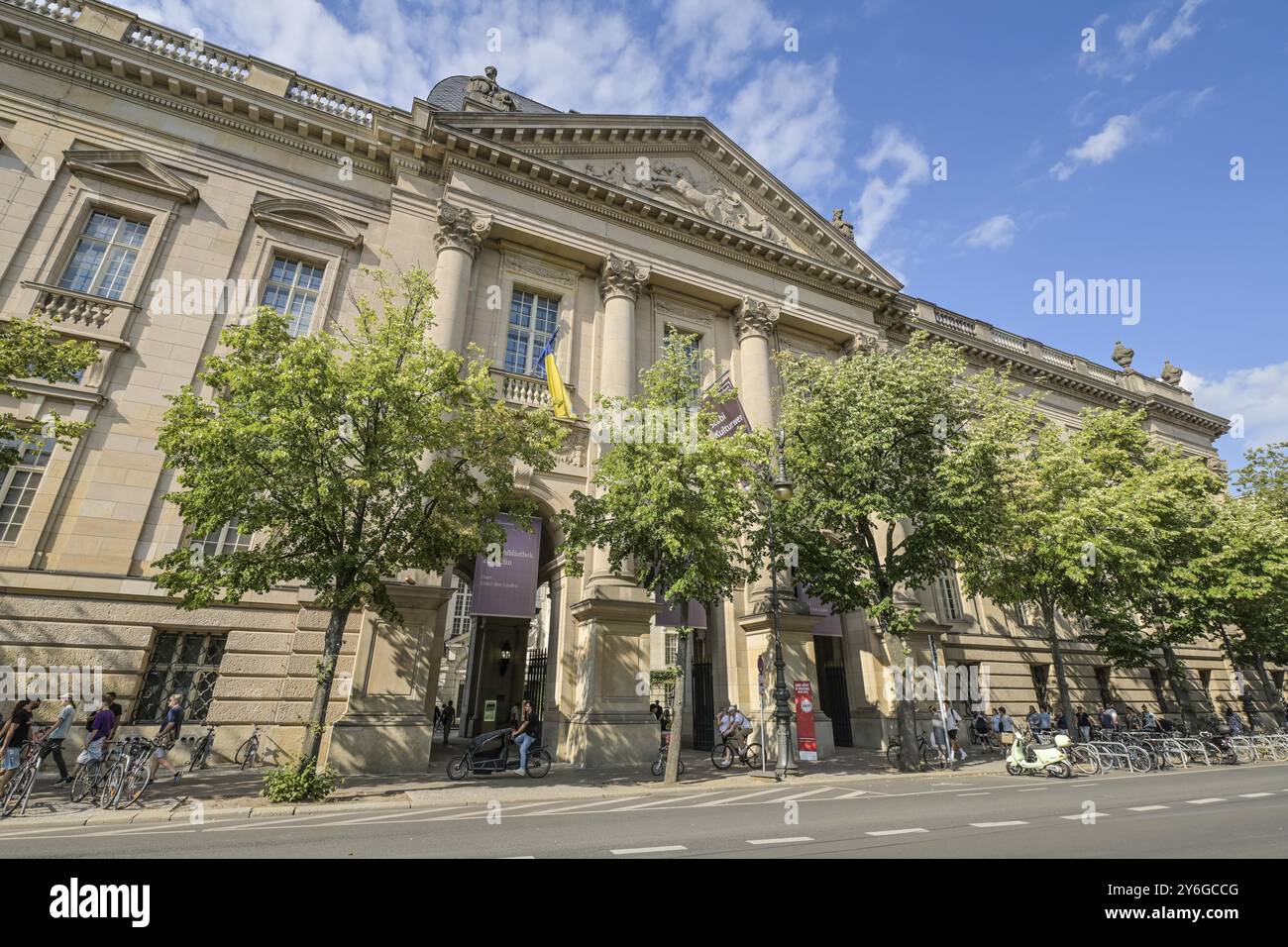 Berlin State Library of Humboldt University, Unter den Linden, Mitte ...