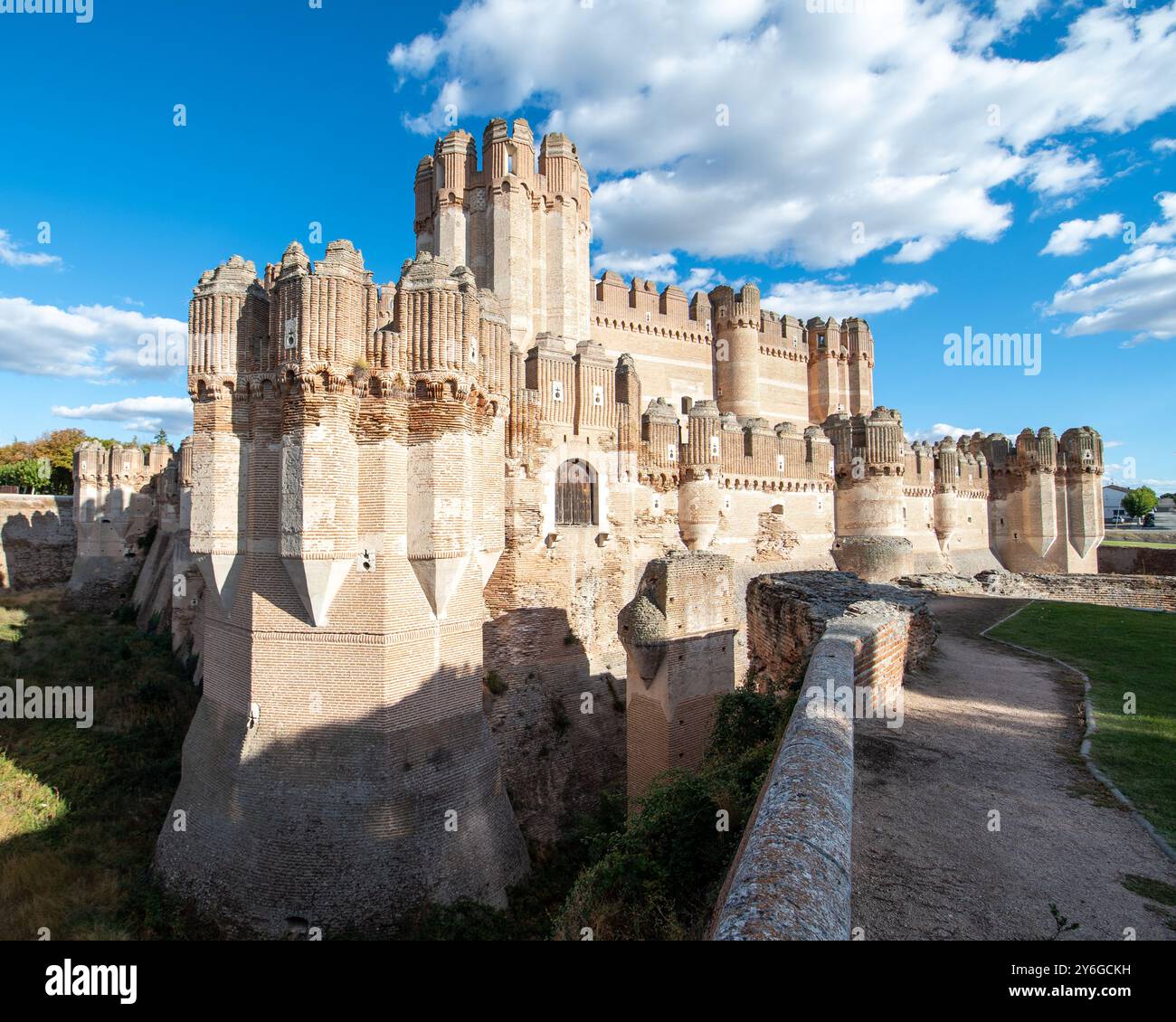 Castillo de Coca, Segovia Stock Photo - Alamy