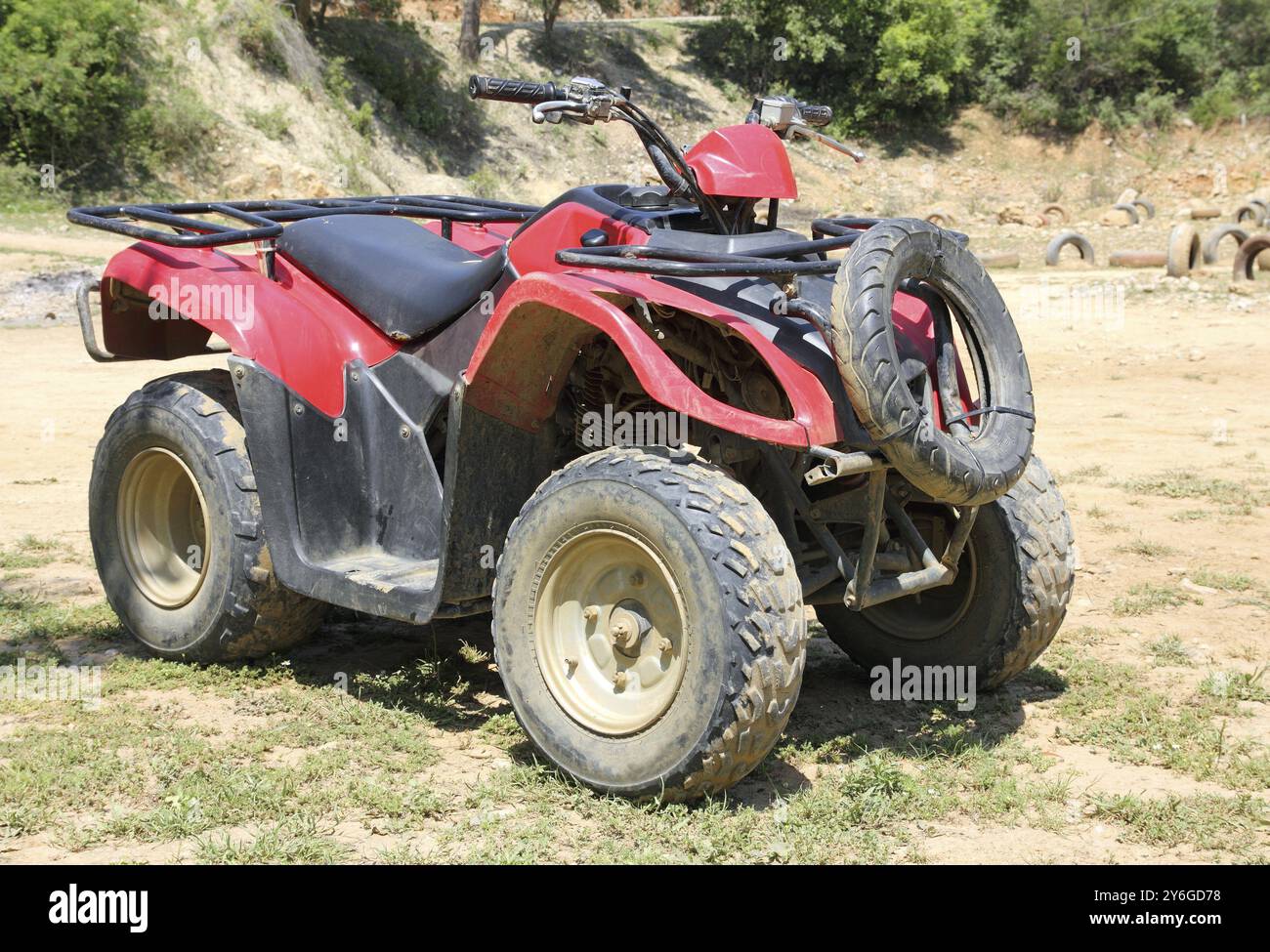 Red atv hi-res stock photography and images - Alamy