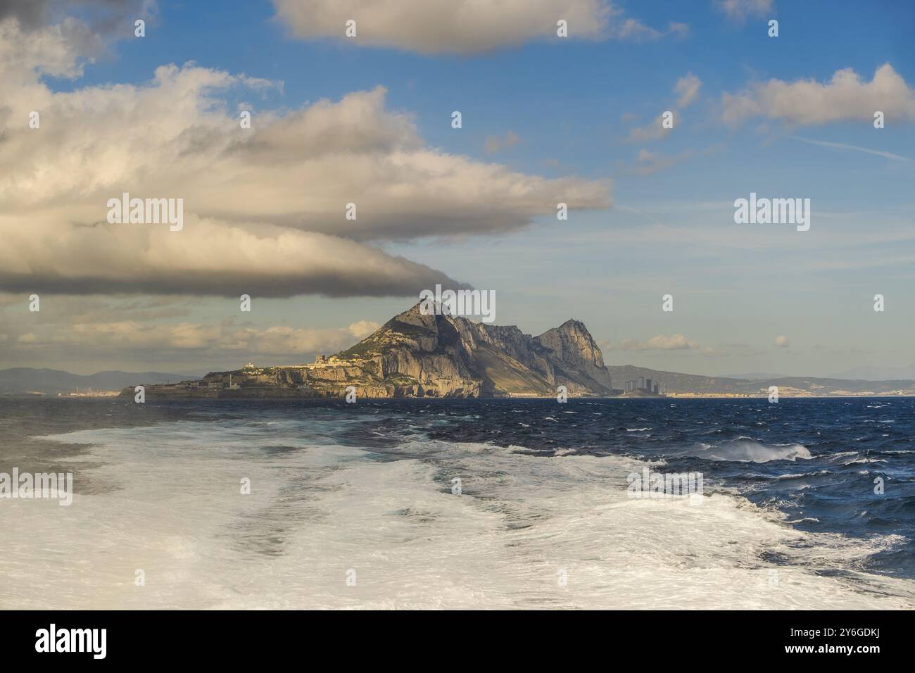 Landscape View of Gibraltar, Spain's South Coast Stock Photo - Alamy