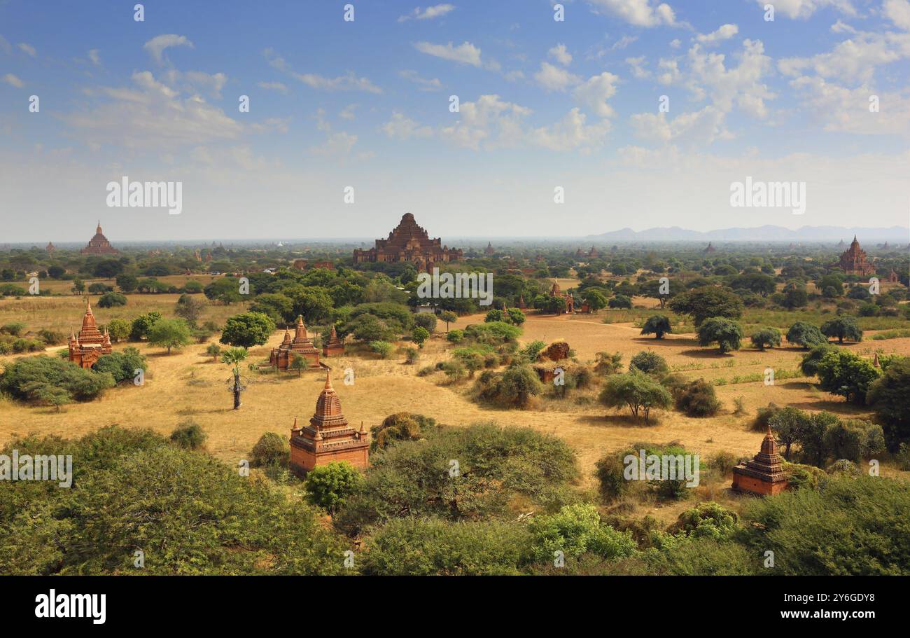 Landscape with Temples in Bagan, Myanmar (Burma Stock Photo - Alamy