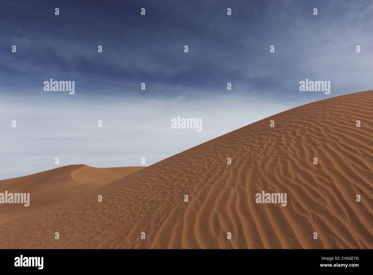 Big sand dunes in Sahara desert Stock Photo - Alamy