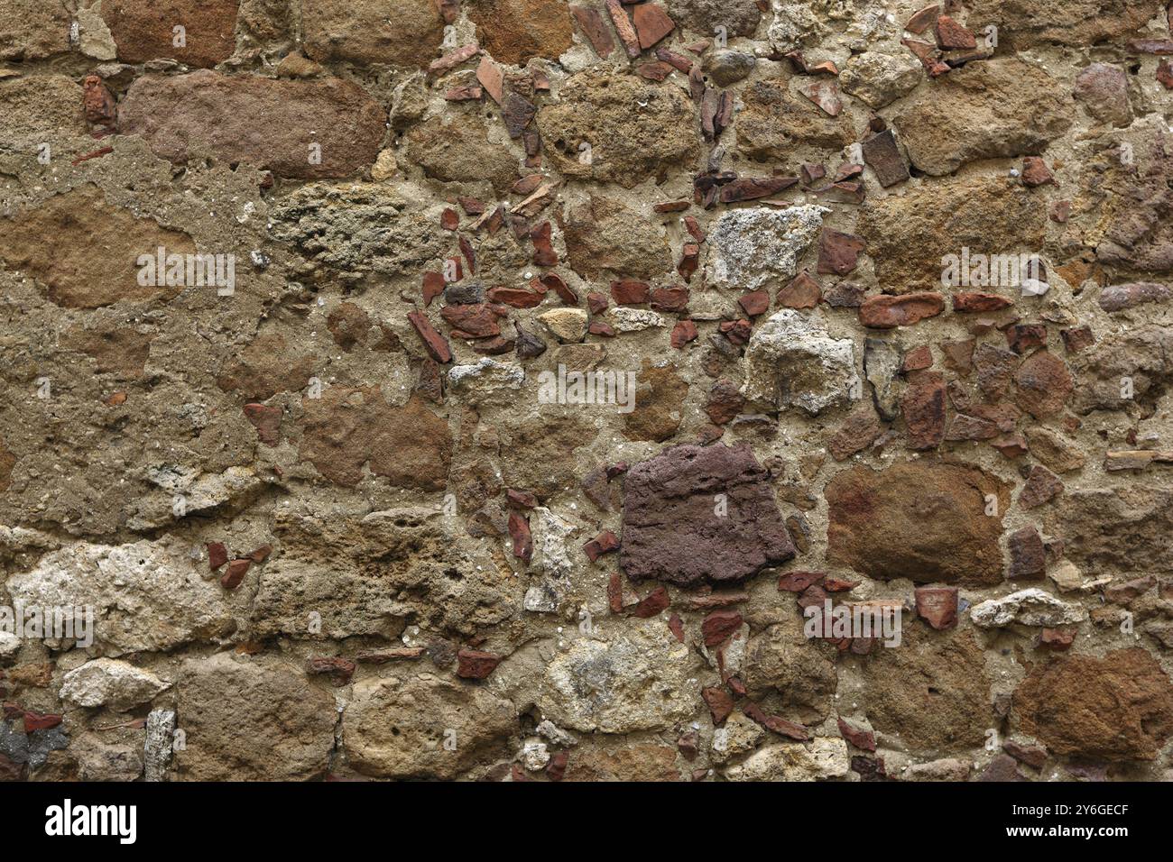 Old medieval stone and brick wall background Stock Photo - Alamy