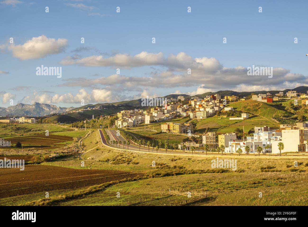 Beautiful Landscape of Fnideq, Morocco, Africa Stock Photo - Alamy