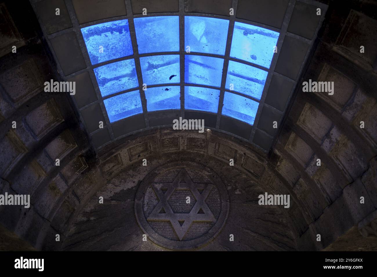 Germany, Berlin, 19.11.2023, Weissensee Jewish Cemetery, family vault ...