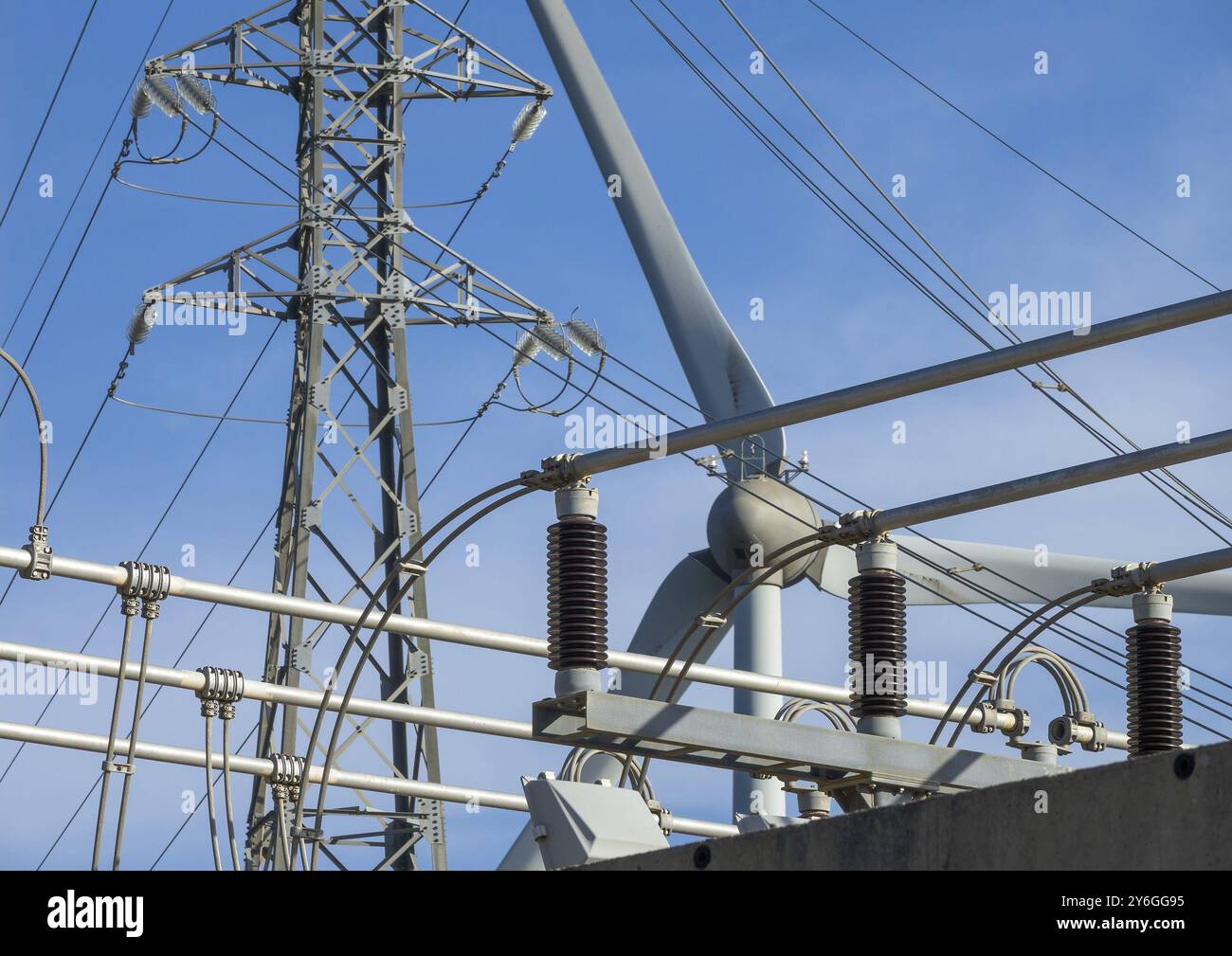 Windmill or wind turbine and electrical equipment, power generation ...