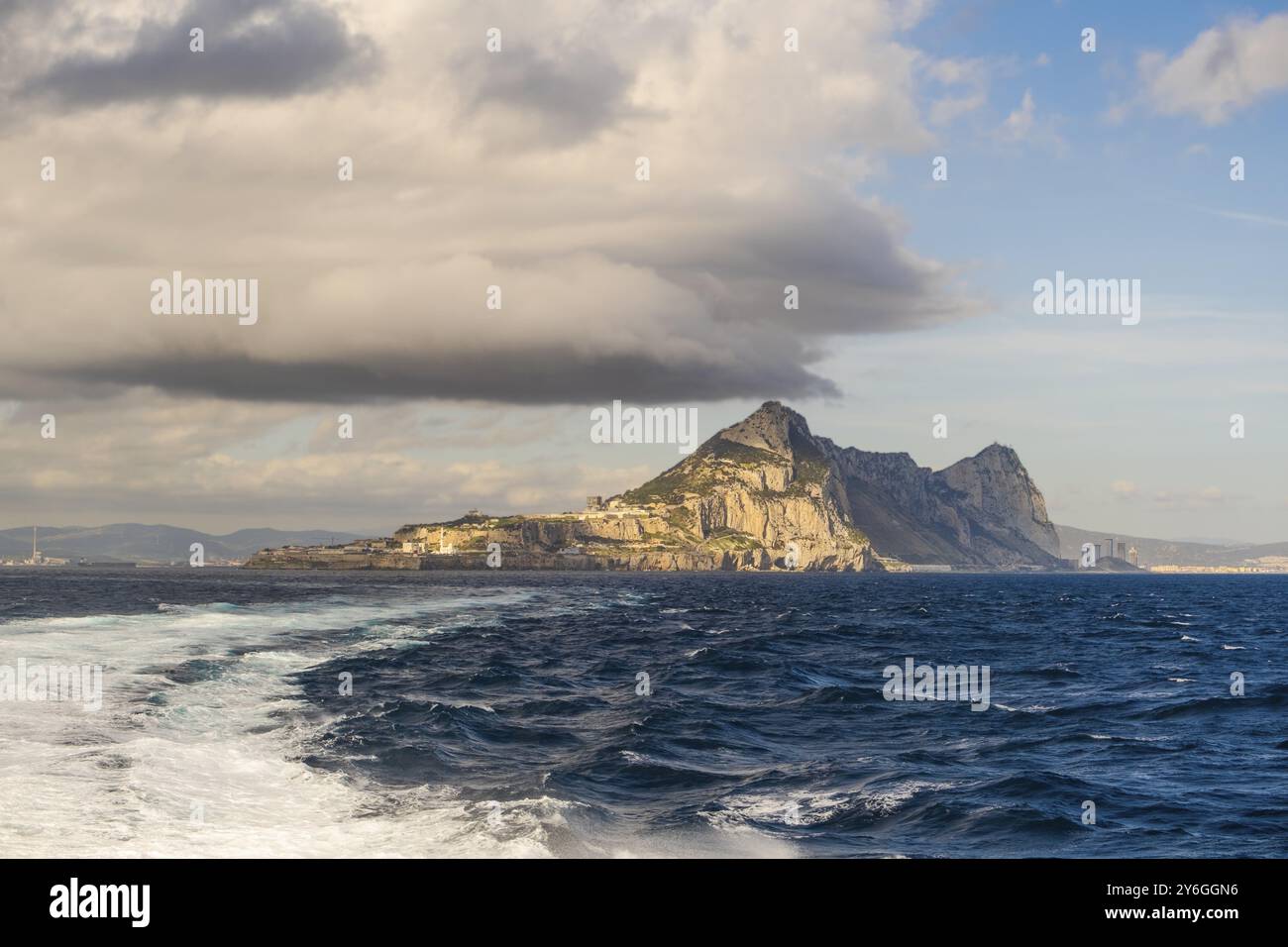Landscape View of Gibraltar, Spain's South Coast Stock Photo - Alamy