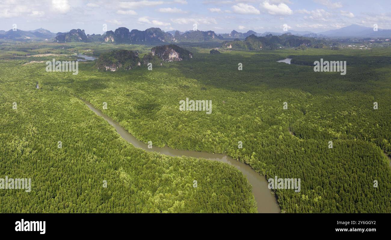 Overhead aerial view river trees hi-res stock photography and images ...