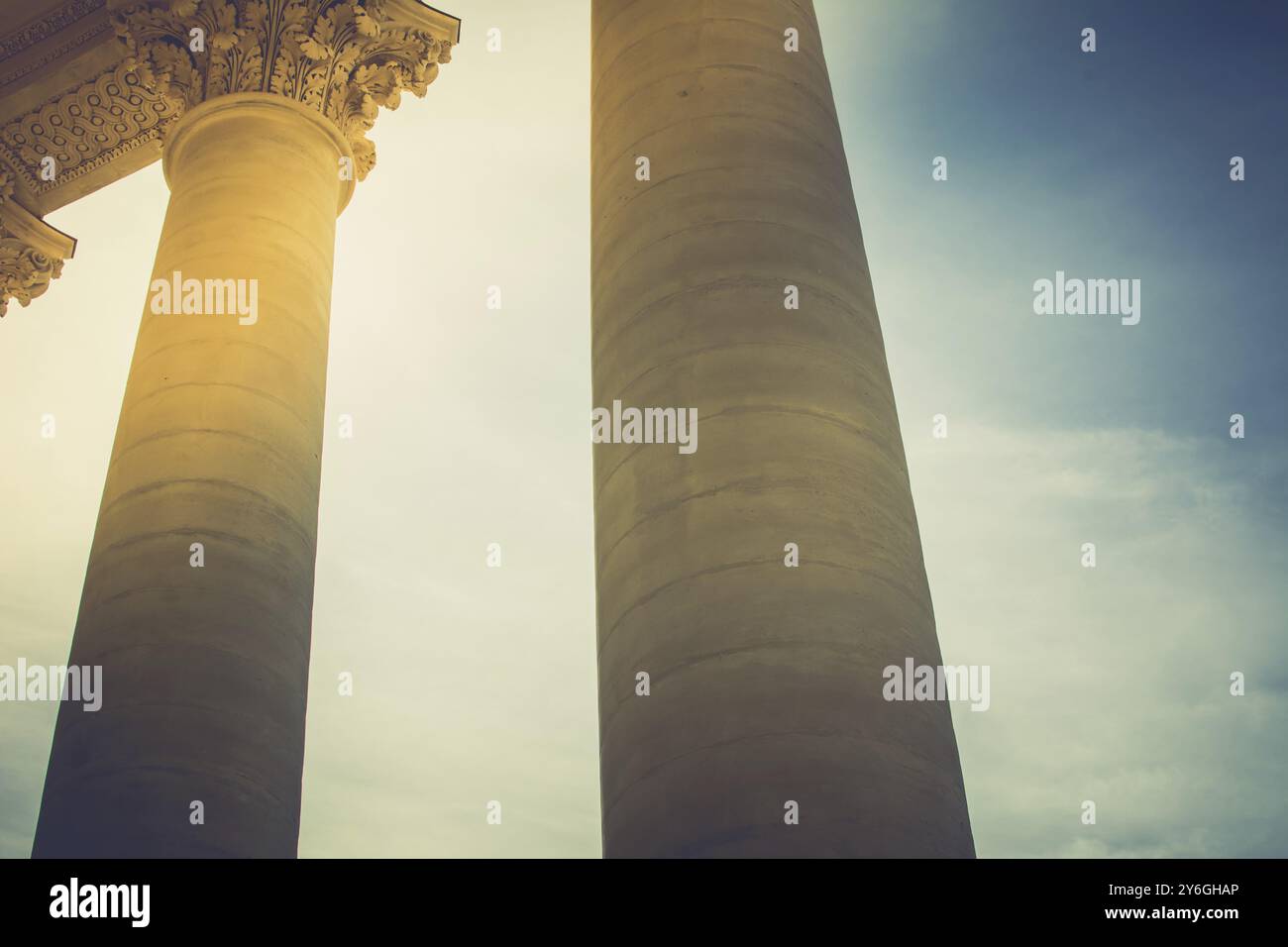 Paris, France: Corinthian pillars of the Pantheon Paris Stock Photo - Alamy