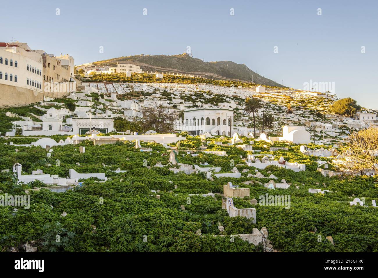 Cemetery of Tetouan, Tennery in Morocco Stock Photo - Alamy