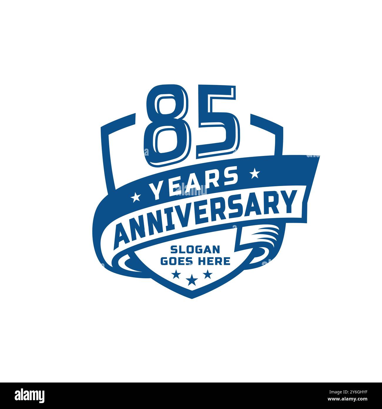 85 years anniversary celebration design template. 85th anniversary logo ...