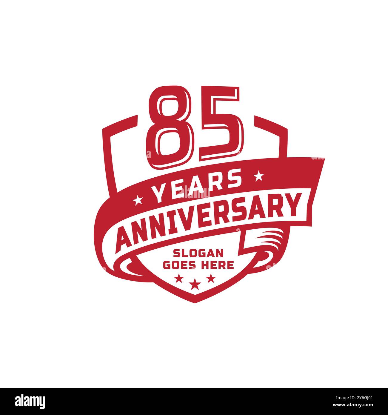 85 years anniversary celebration design template. 85th anniversary logo ...