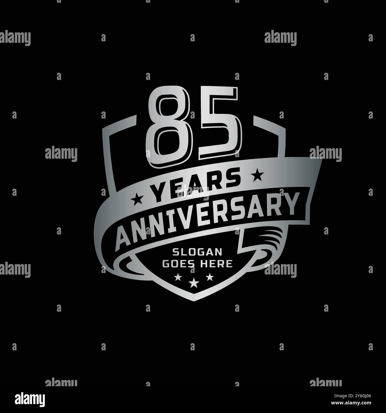 85 years anniversary celebration design template. 85th anniversary logo ...
