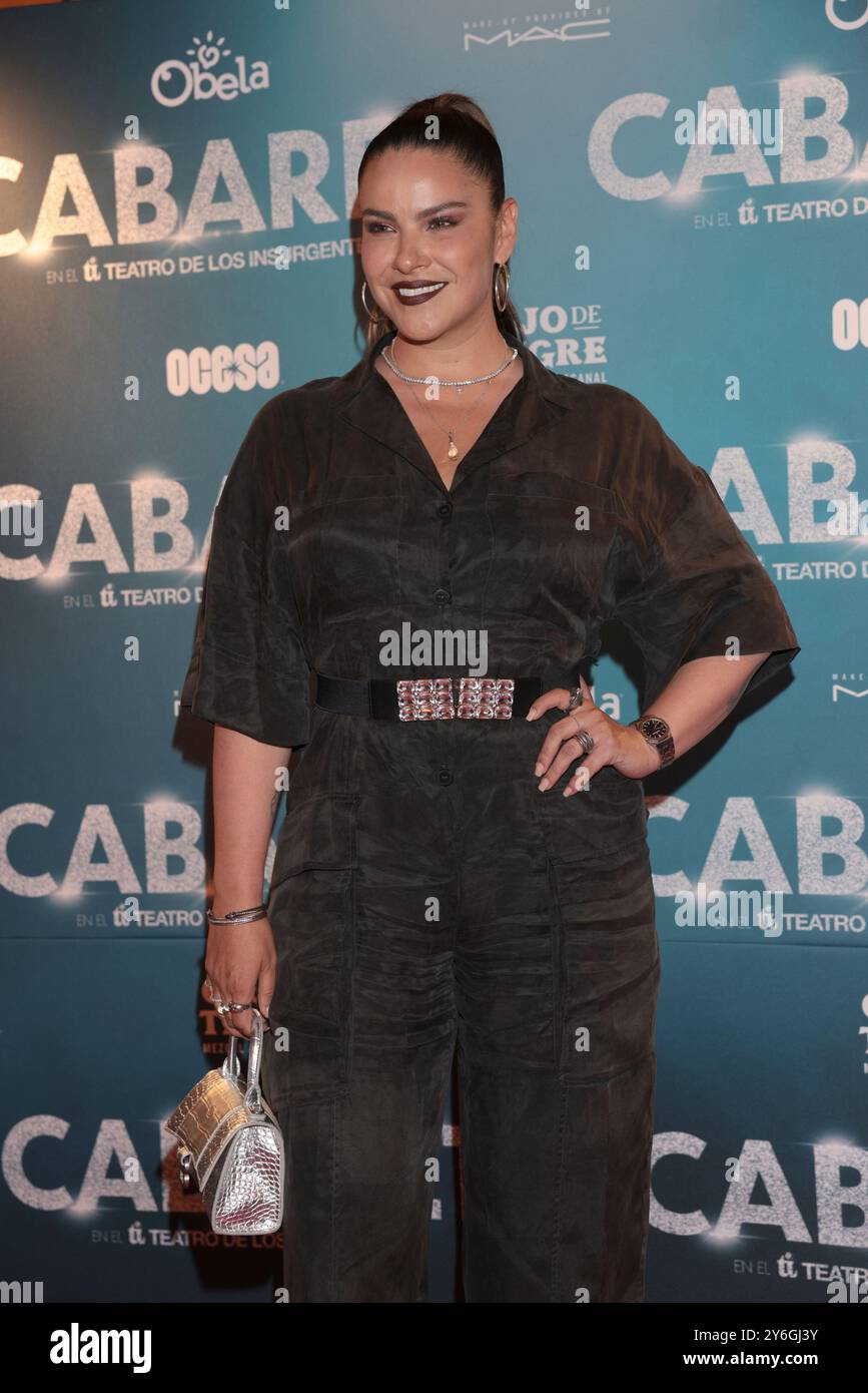 Mexico City, Mexico. 24th Sep, 2024. Litzy Domínguez attends the red ...