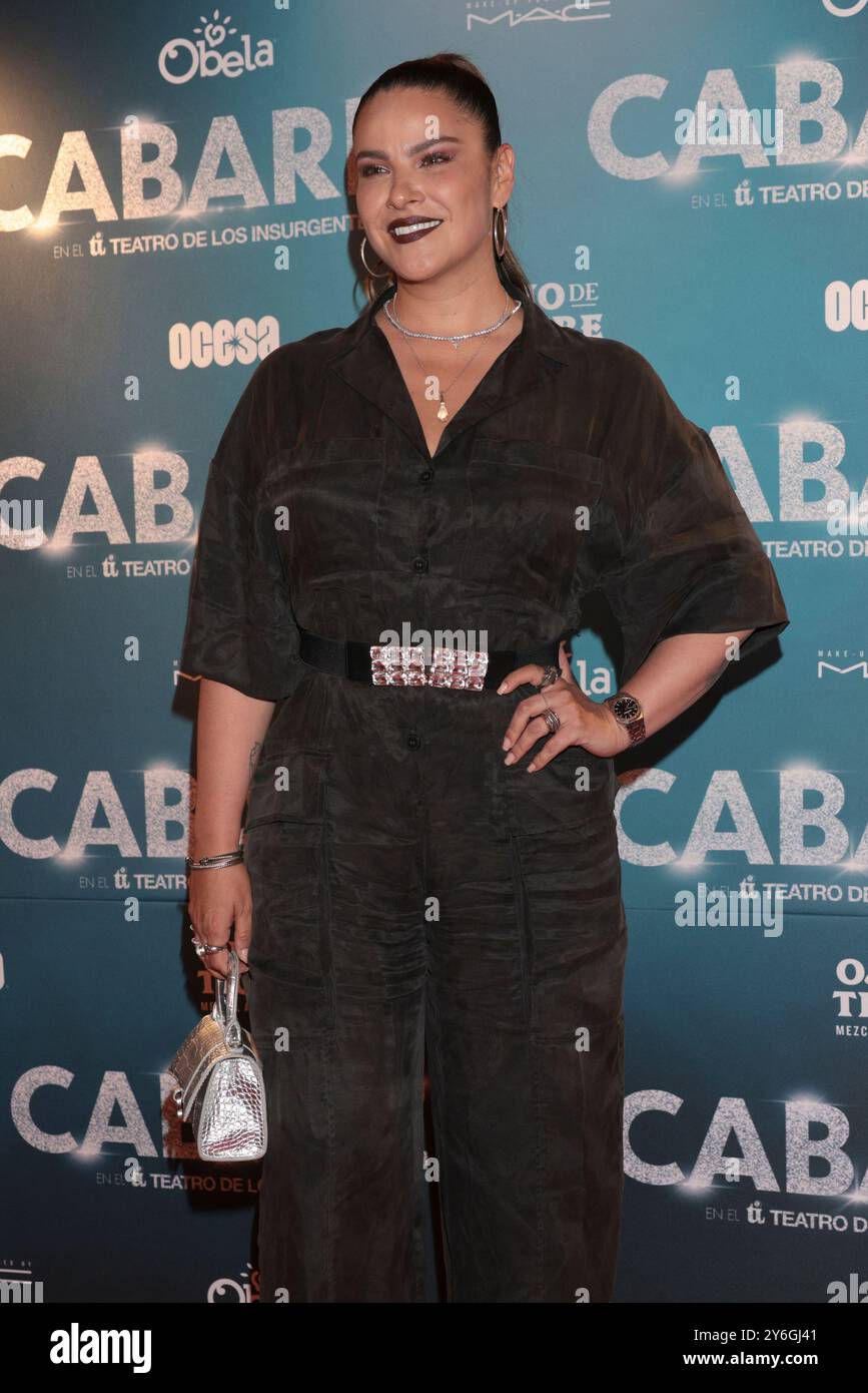 Mexico City, Mexico. 24th Sep, 2024. Litzy Domínguez attends the red ...