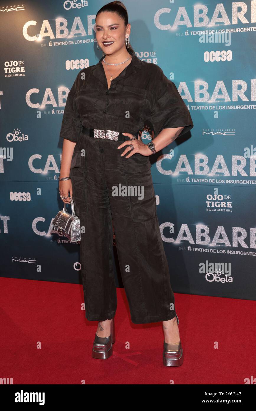 Mexico City, Mexico. 24th Sep, 2024. Litzy Domínguez attends the red ...