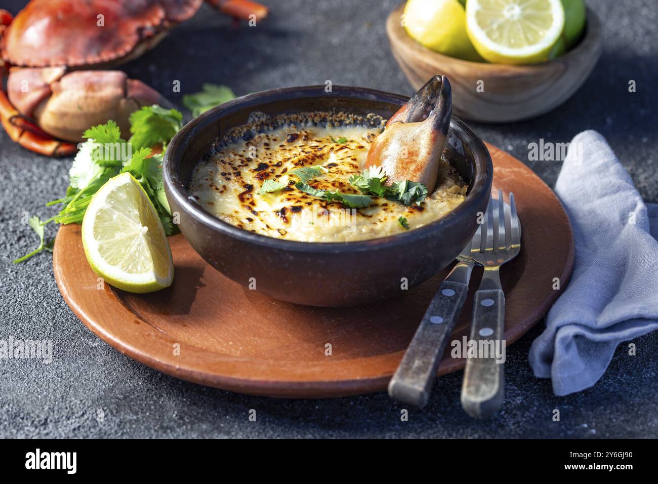 Food, Food, CHILEAN FOOD. Baked crabmeat crab meat with cheese, cream ...