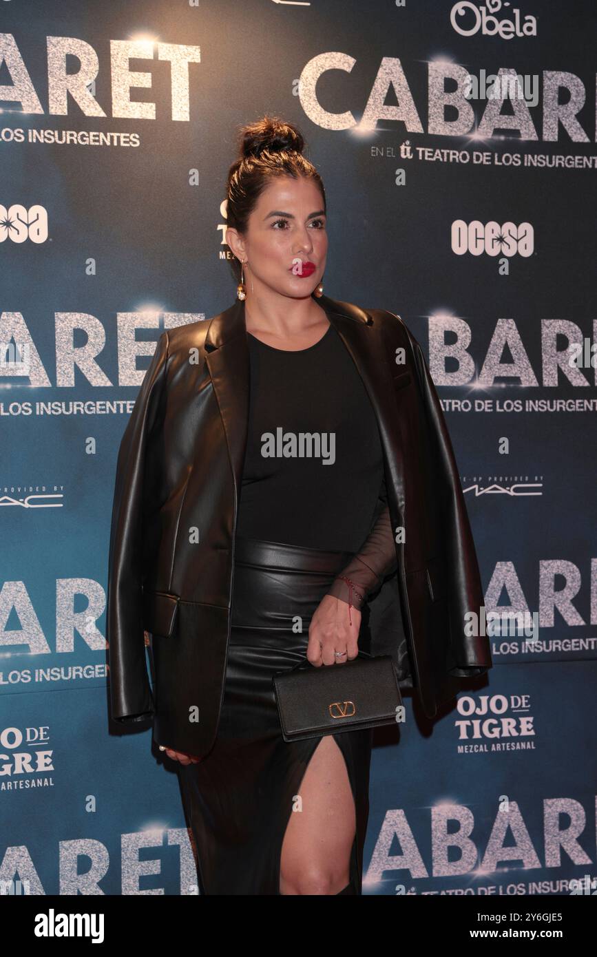 Mexico City, Mexico. 24th Sep, 2024. Tania Lizardo attends the red ...