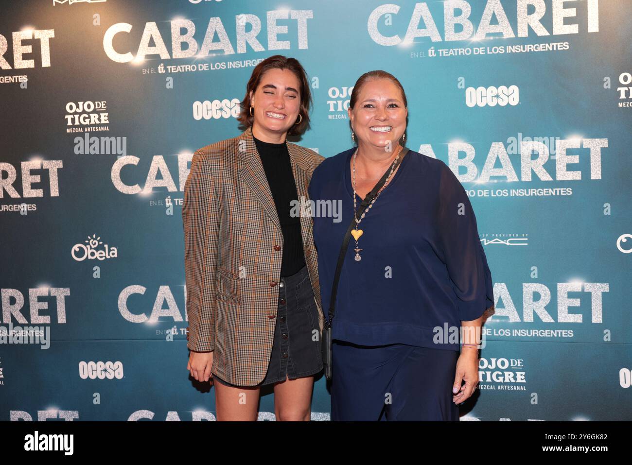 Mexico City, Mexico. 24th Sep, 2024. Lara Ricote and Gabriela Rivero ...