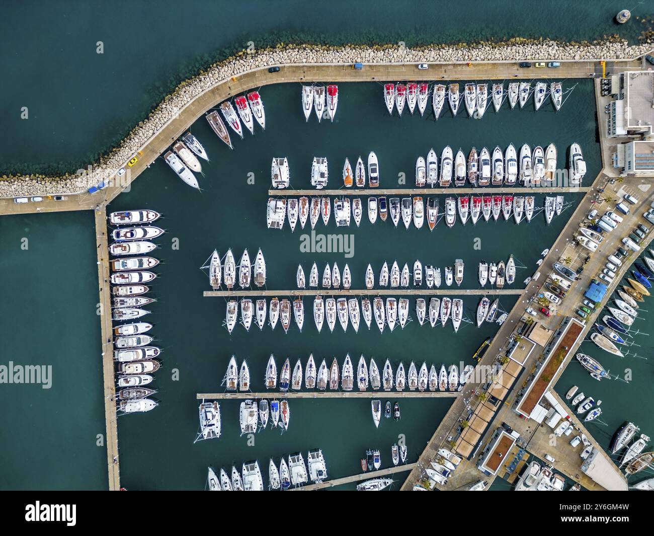 Overhead aerial marina boats in hi-res stock photography and images - Alamy