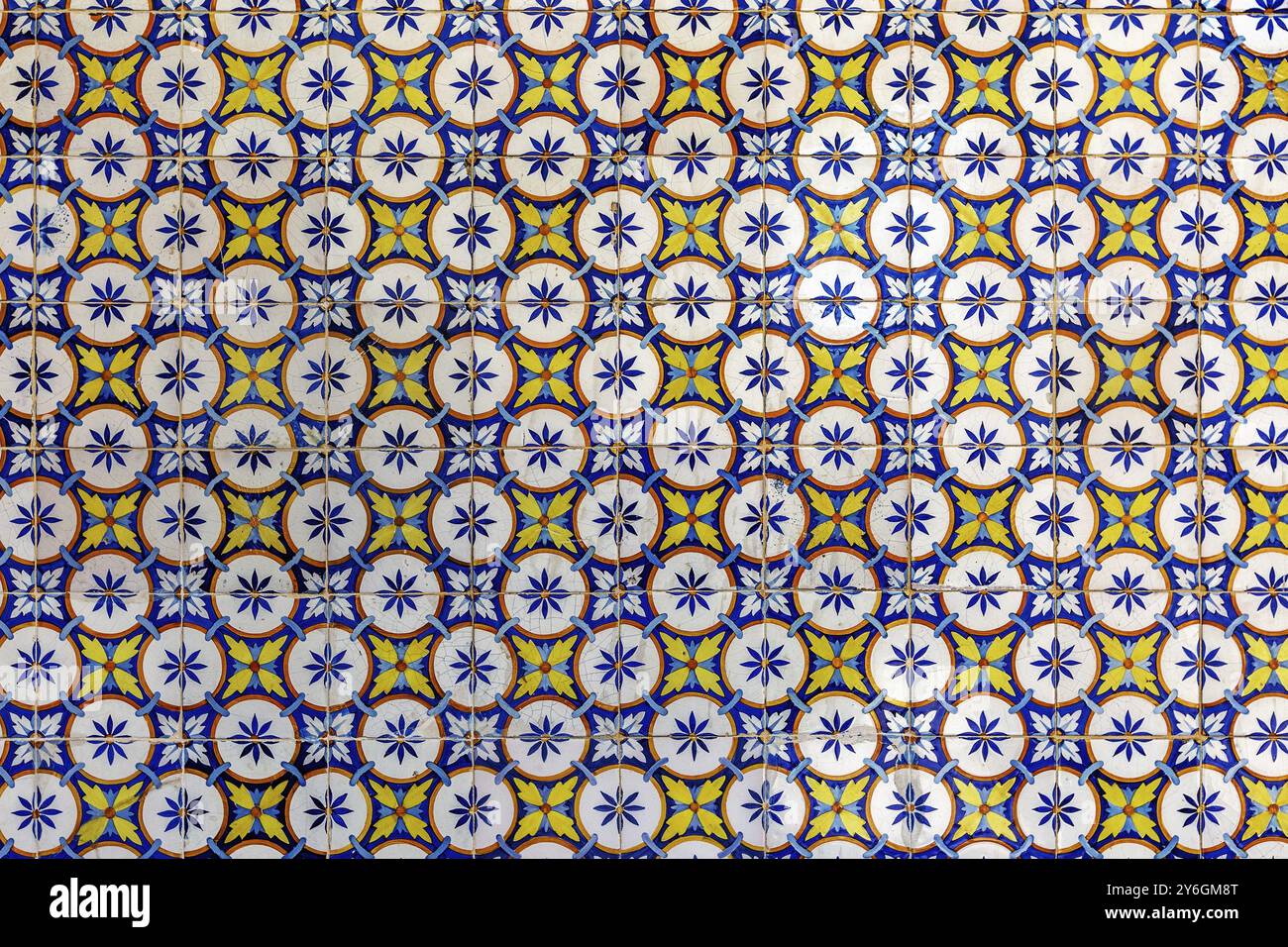 Azulejos, old portugal tiles close up background texture Stock Photo ...