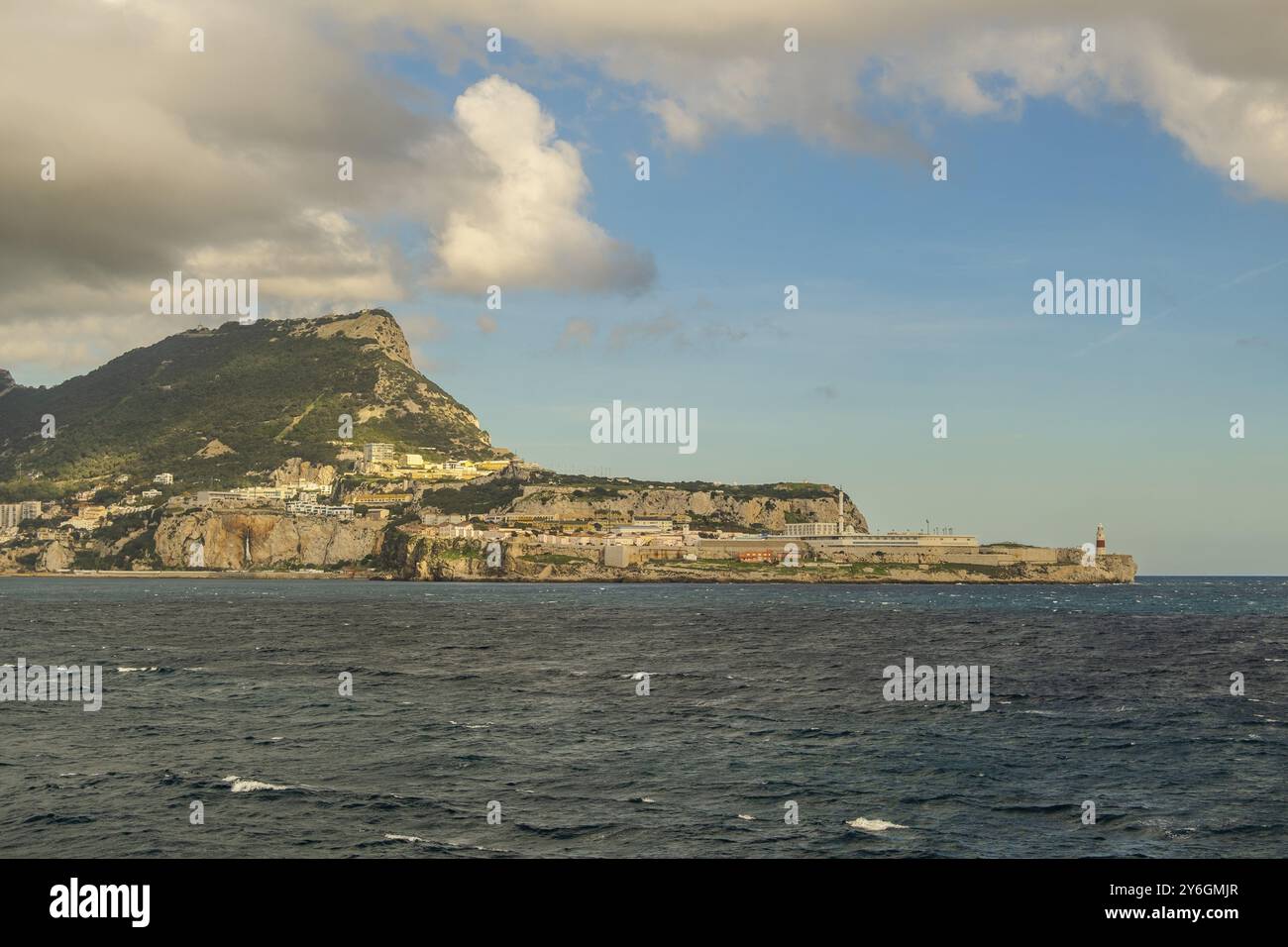 Landscape View of Gibraltar, Spain's South Coast Stock Photo - Alamy