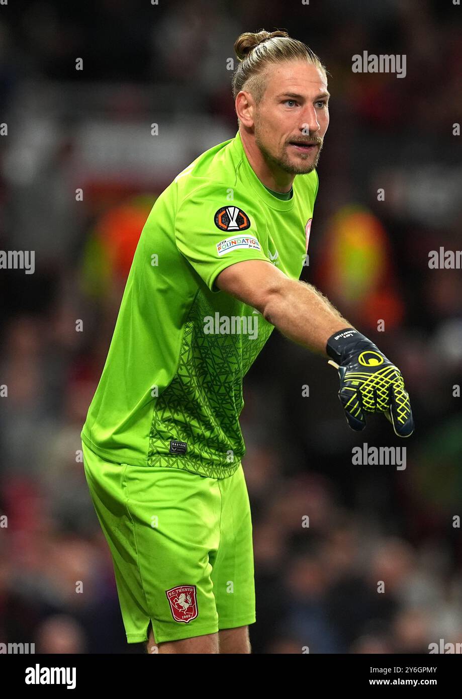Twente goalkeeper Lara Unnerstall during the UEFA Europa League match ...