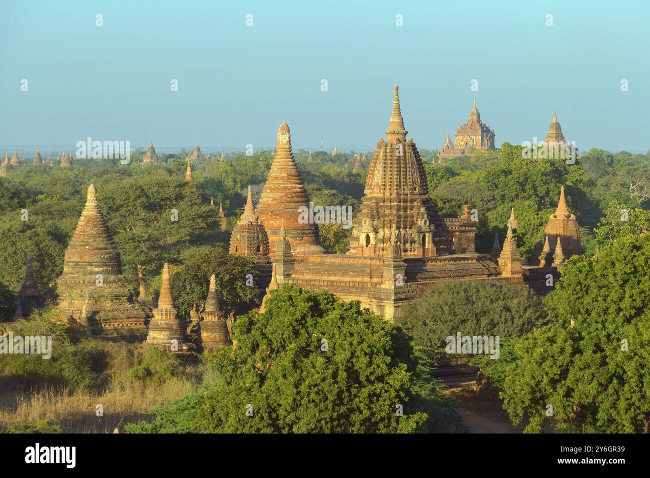 Landscape with Temples in Bagan, Myanmar (Burma Stock Photo - Alamy