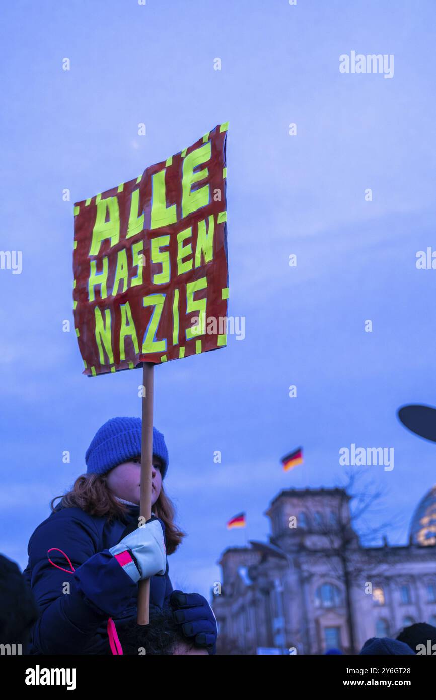 Germany, Berlin, 21 January 2024, Protest against the AfD and right ...