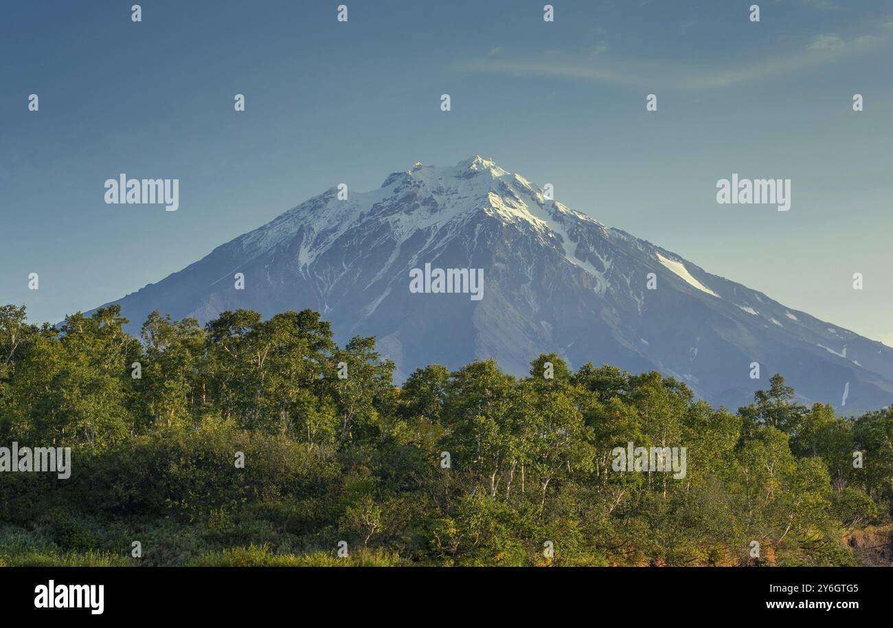 The Koryaksky volcano on Kamchatka peninsula, Russia, Europe Stock ...