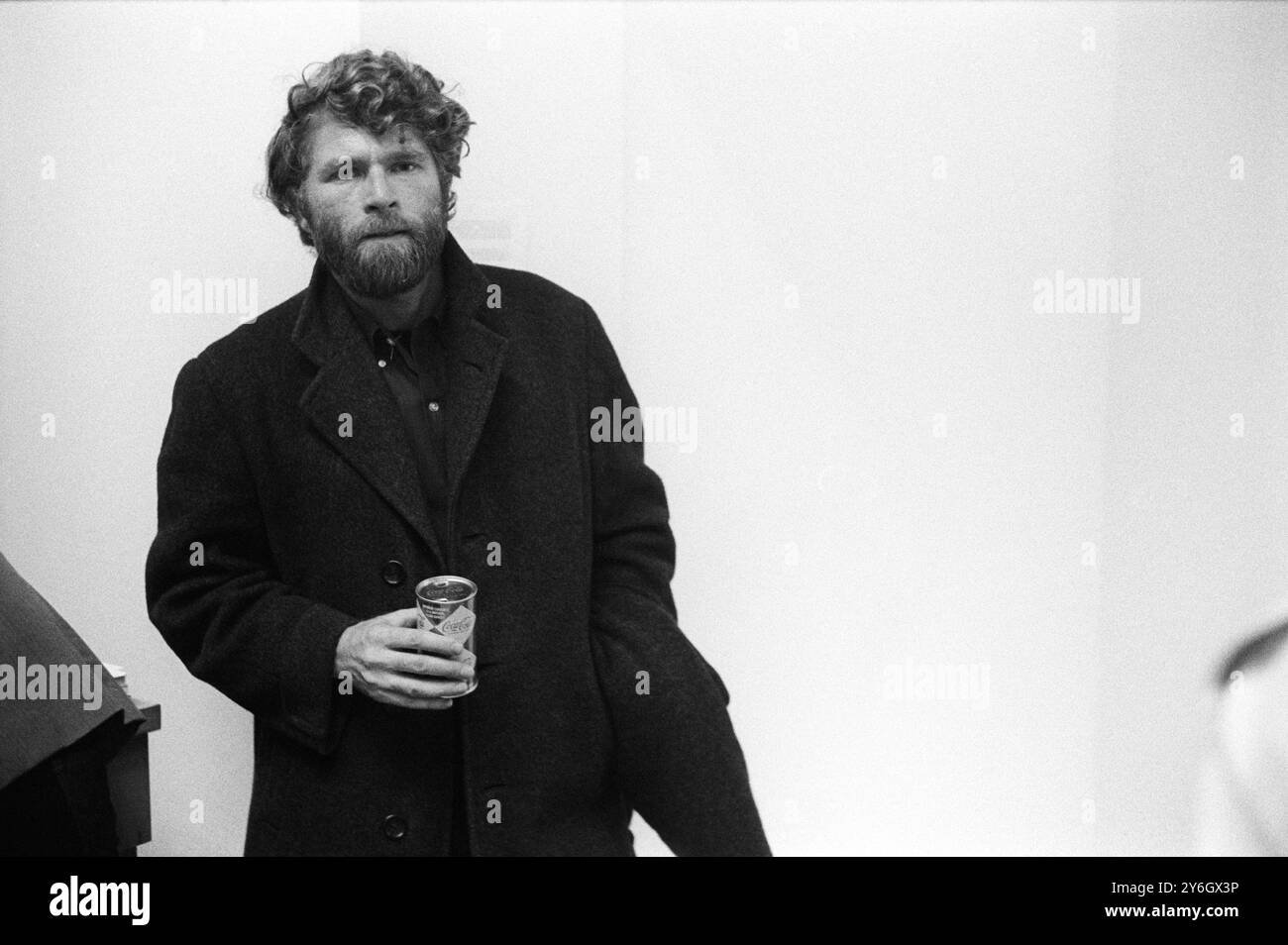 R B Kitaj (Ron Kitaj) painter artist at the opening night private view ...