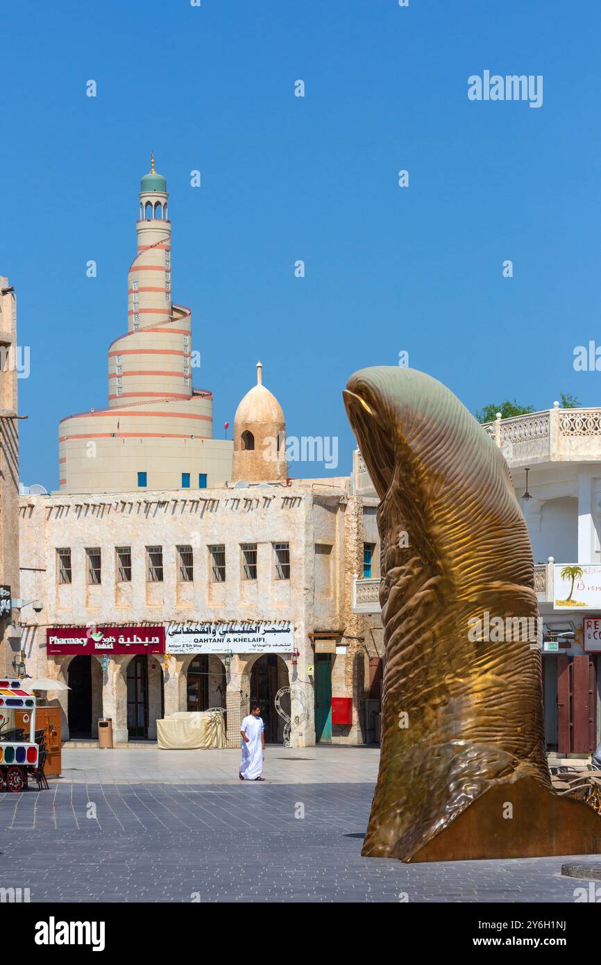 The Golden Thumb statue (Pouce) by César Baldaccini (1921-1998) at Souq ...