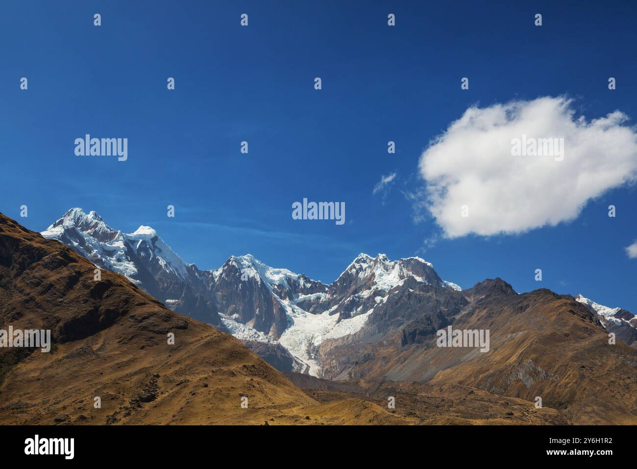 Beautiful mountains landscapes in Cordillera Blanca, Peru, South ...