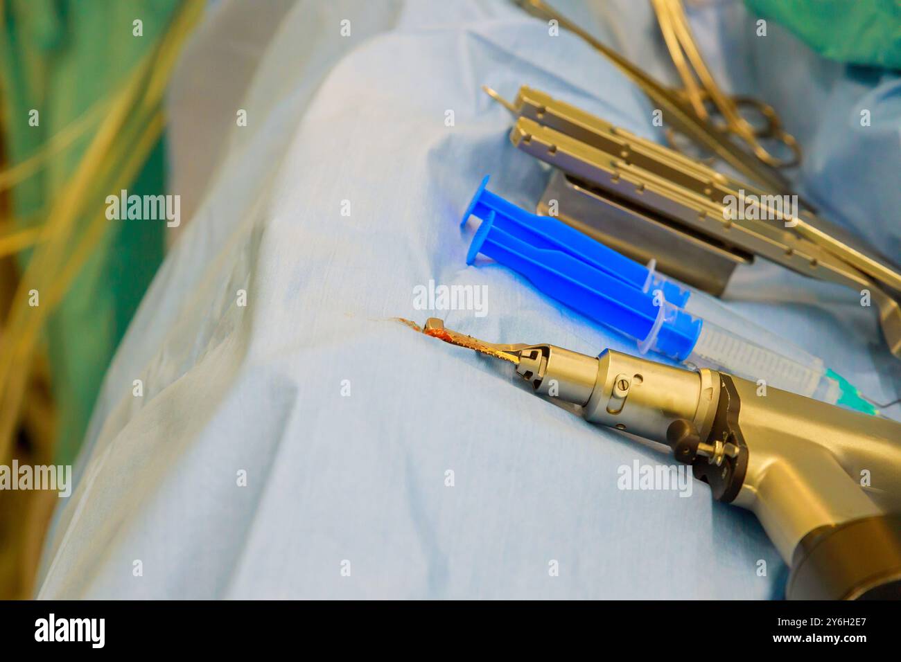 Prepared sterile surgery instruments for use in an operating room at ...