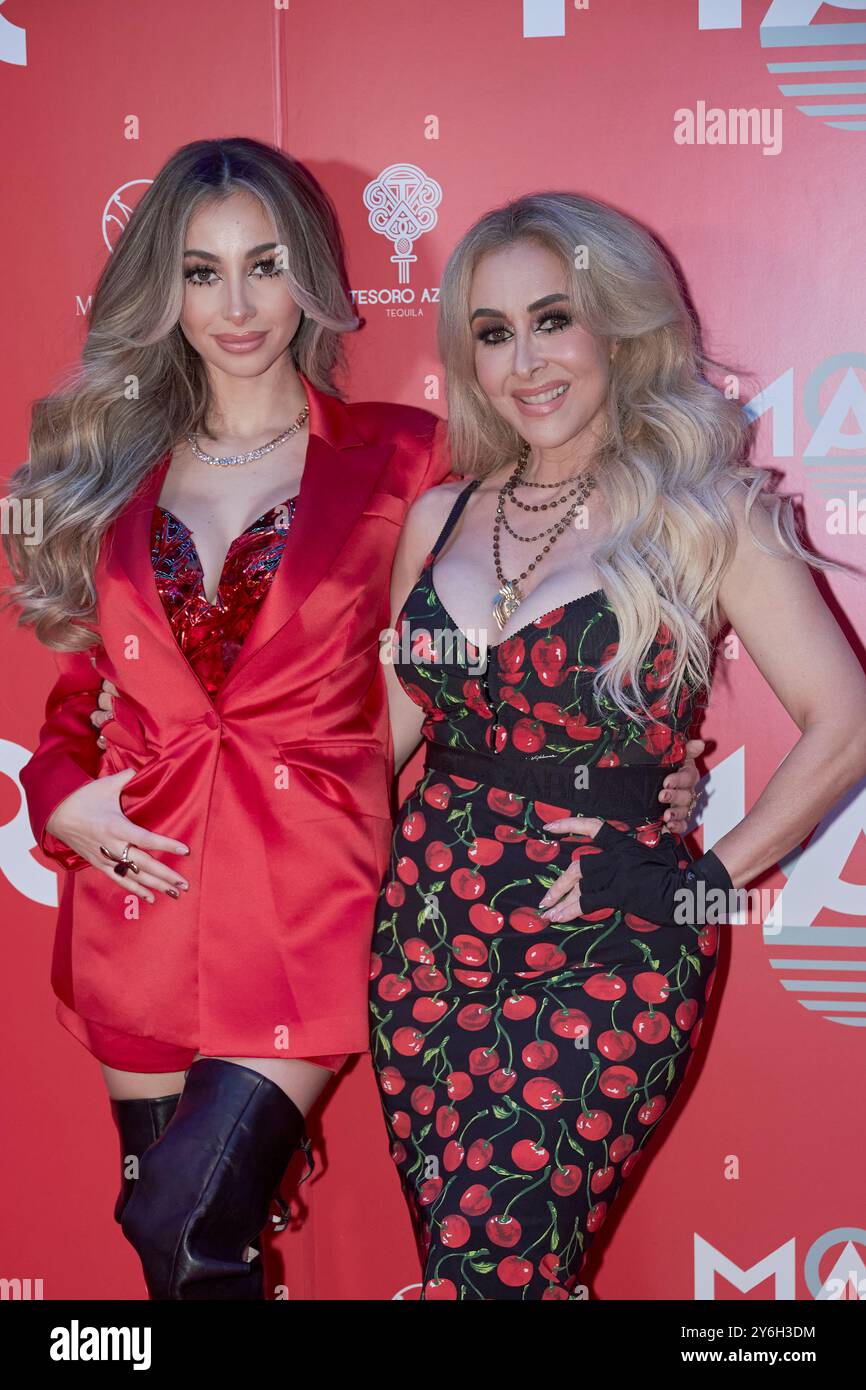 Mexico City, Mexico. 24th Sep, 2024. Marla Solis and Cristy Solis pose ...