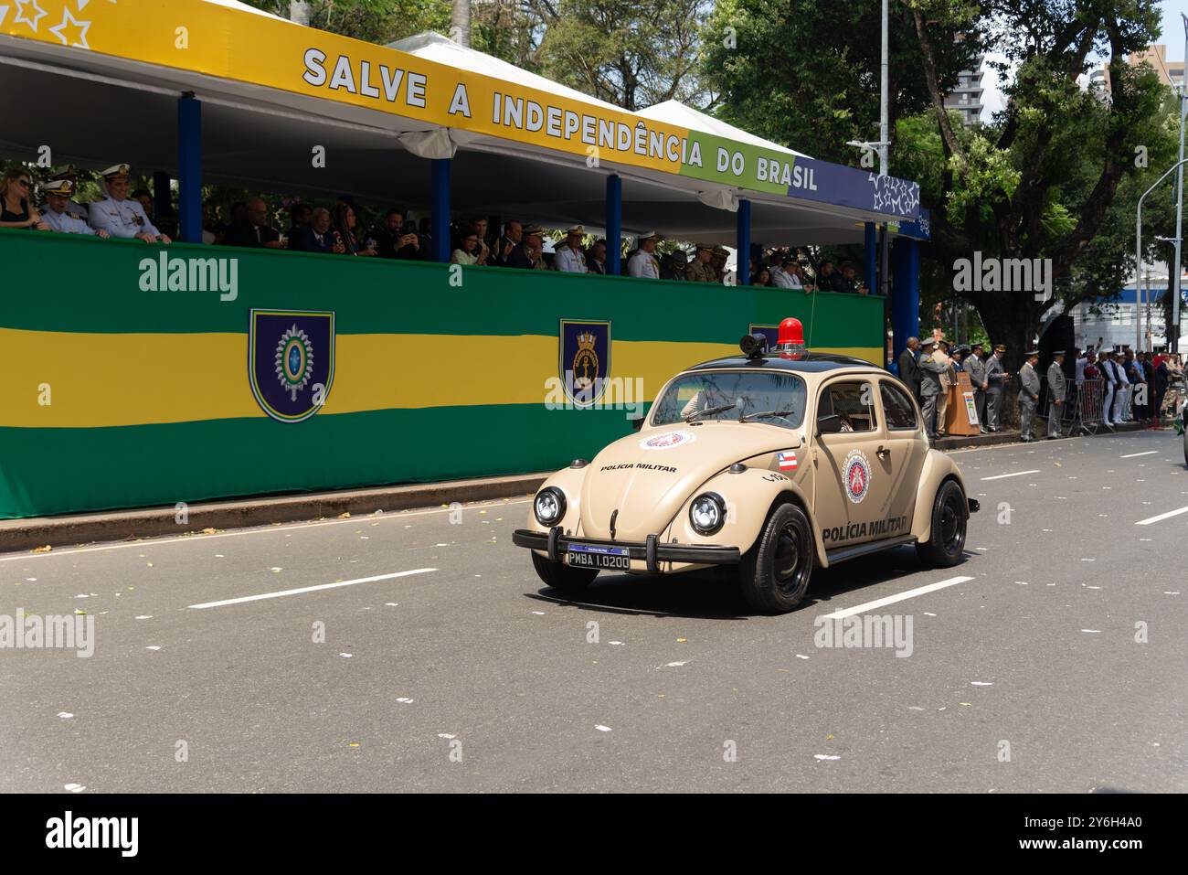 Salvador, Bahia, Brazil - September 07, 2024: A Volkswagen military ...