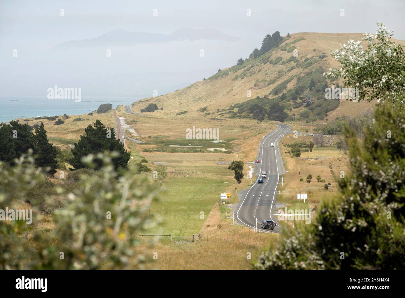 State highway 1, New Zealand Stock Photo - Alamy